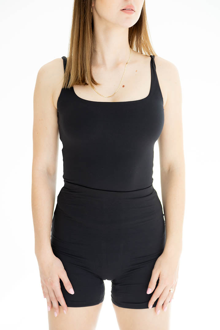Soft Skin Tank Top - Black – Fitness Fusion Lifestyle